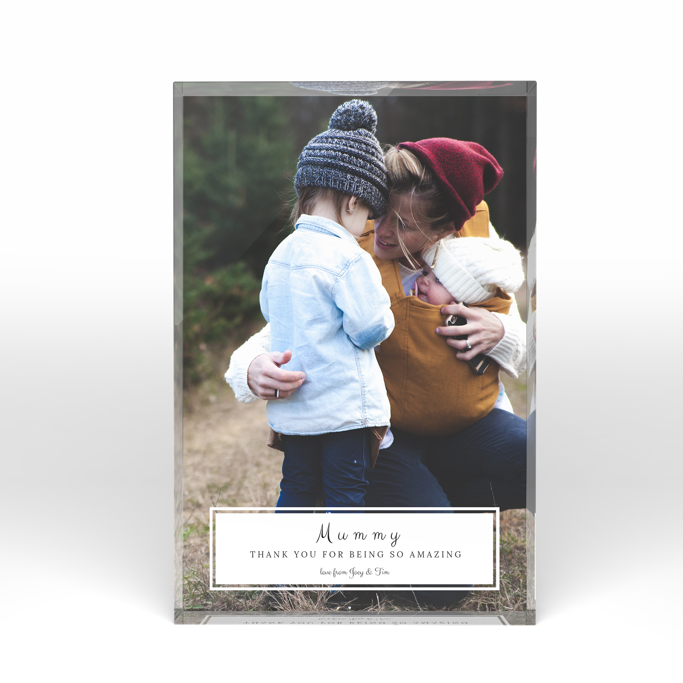 Mom’s Bottom Frame in Acrylic Photo Blocks