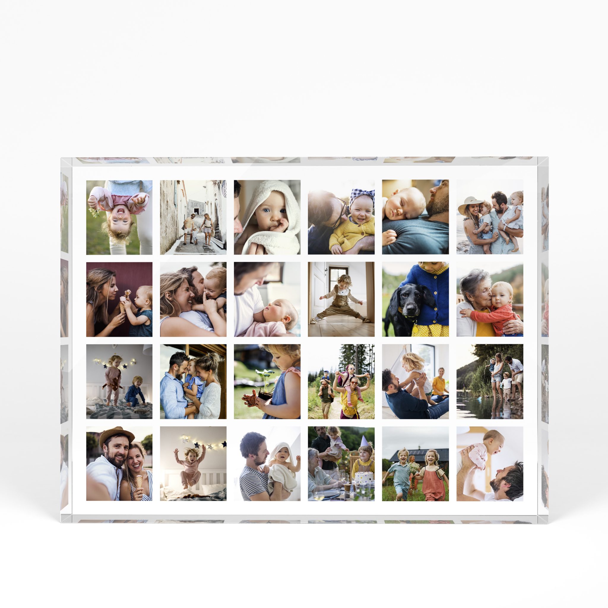 Collage of Memories in Acrylic Photo Blocks