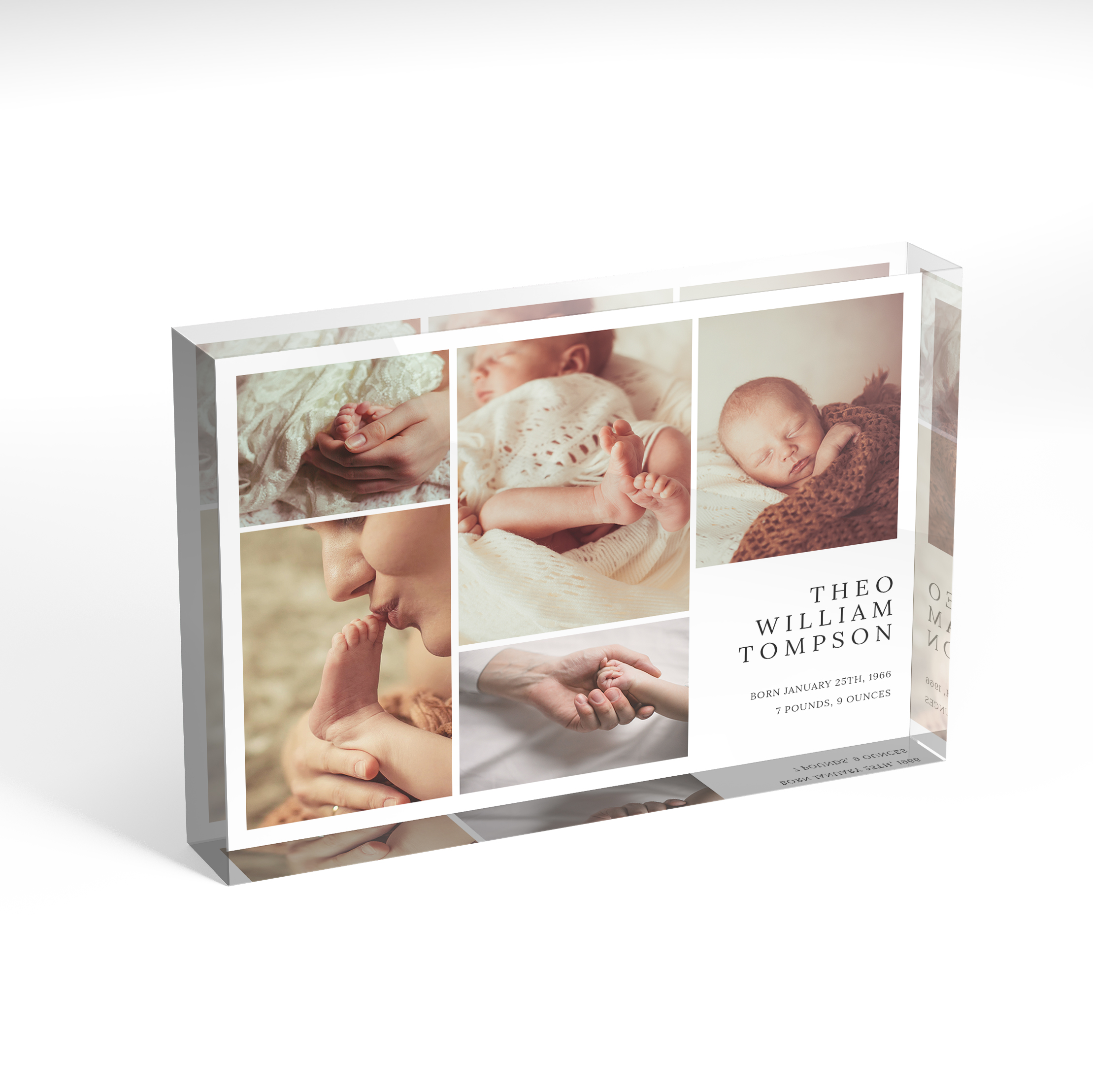 Little Love Collage in Acrylic Photo Blocks