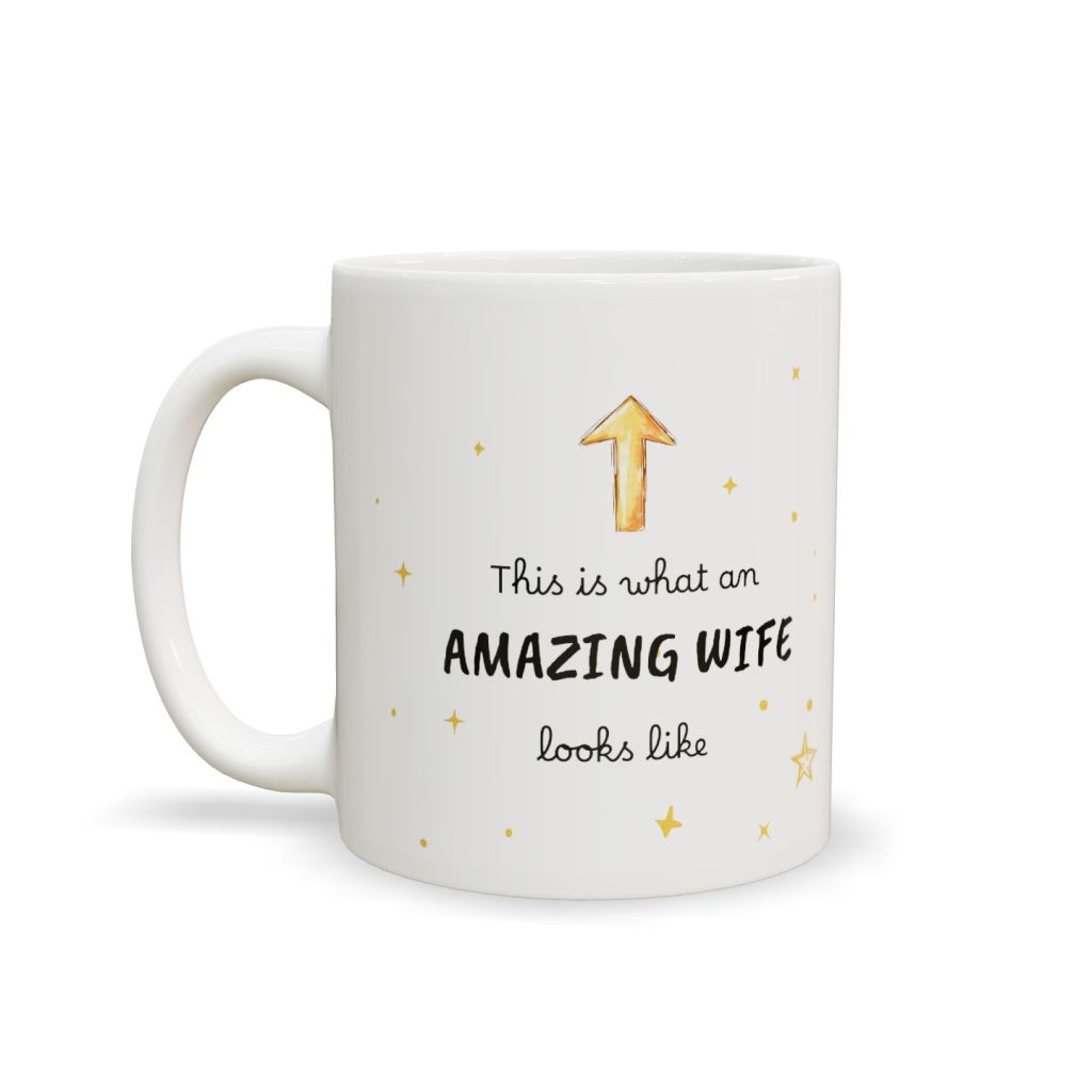 Amazing Wife Arrow in Personalised Mugs