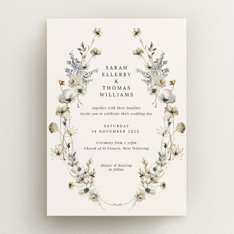 Wedding Invitations – Customise & Print | Utterly Printable