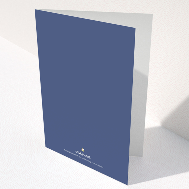 Blue Arch Memory in Funeral Thank you Cards