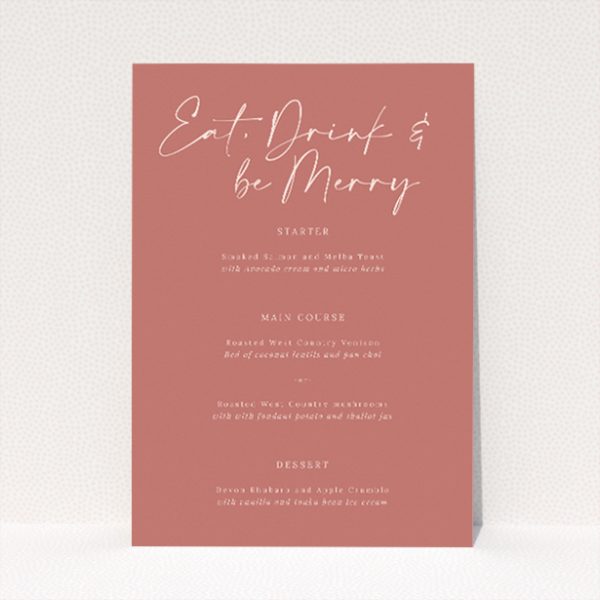 Customisable Wedding Day Menu Designs | Utterly Printable