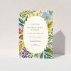 Floral Border in Christening Order of Service
