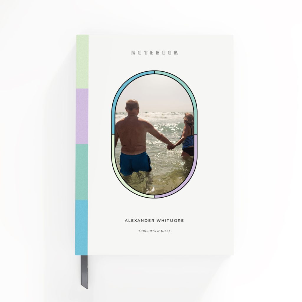 Coastal Pastel in Personalised Notebooks