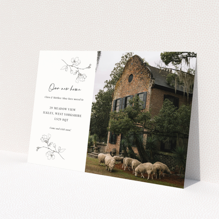 Country Bloom in Change of Address cards