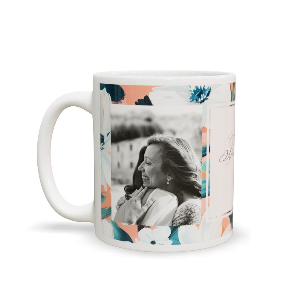 Floral Hug in Personalised Mugs