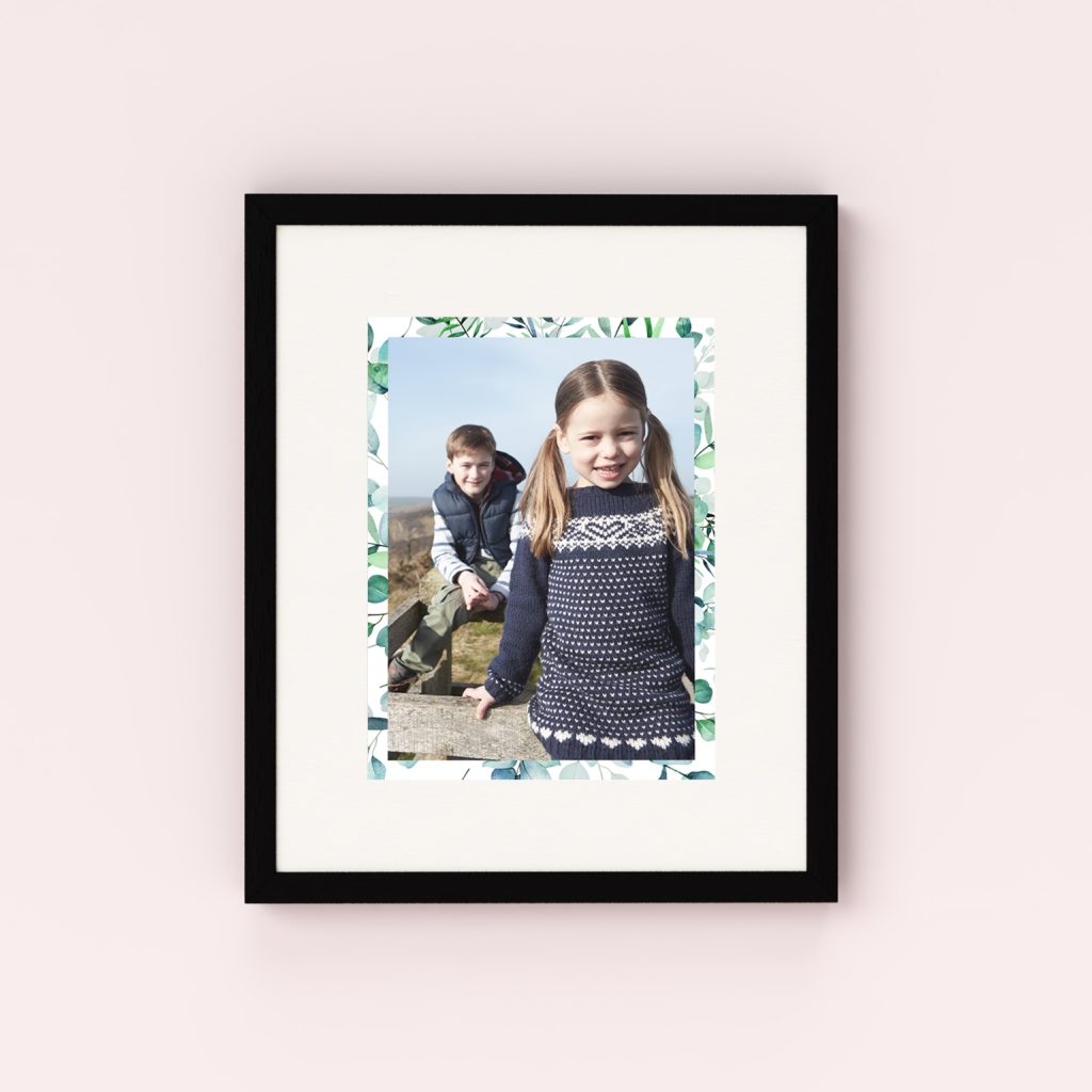 Floral Photo Frame in Framed Photo Prints