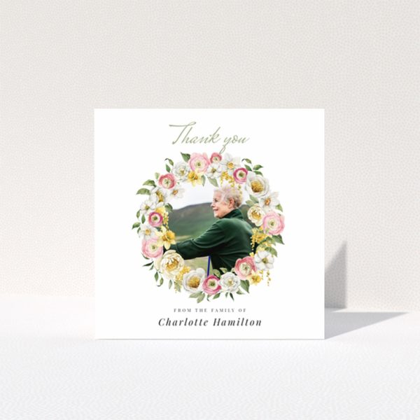 Garden of Peace in Funeral Thank you Cards