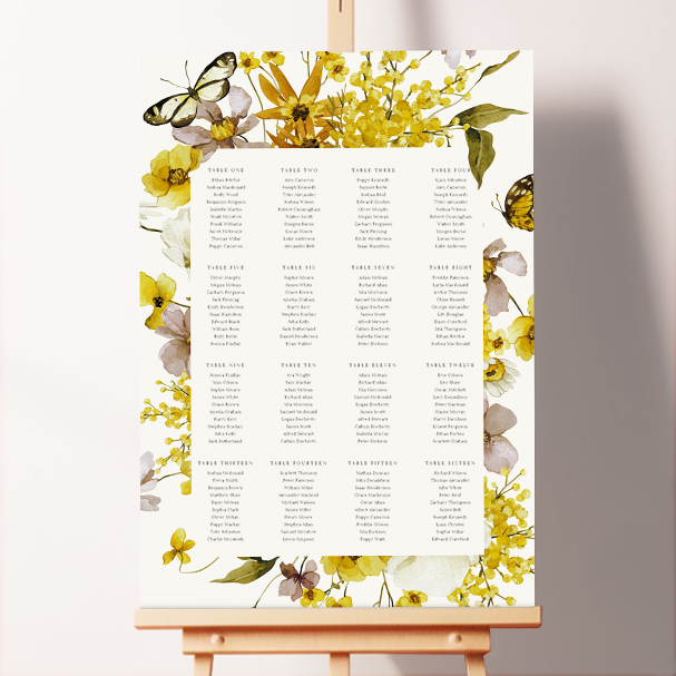 Wedding Table Plans - Utterly Printable