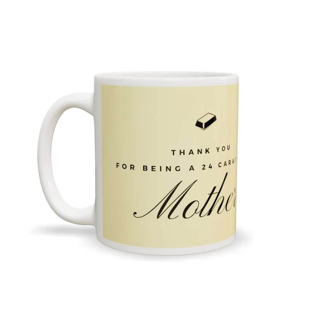 Golden Mum Tribute in Personalised Mugs