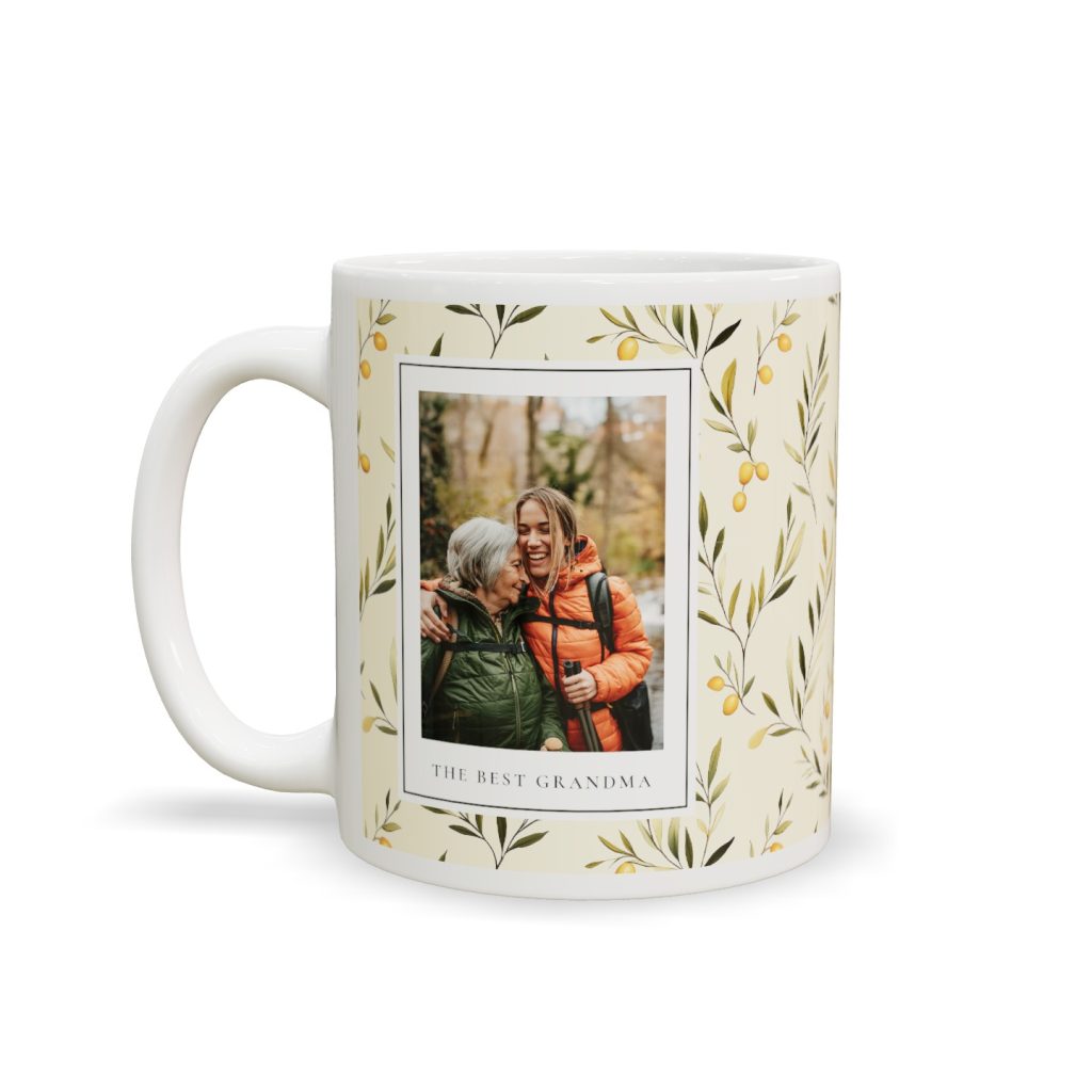 Golden Olive Tribute in Personalised Mugs