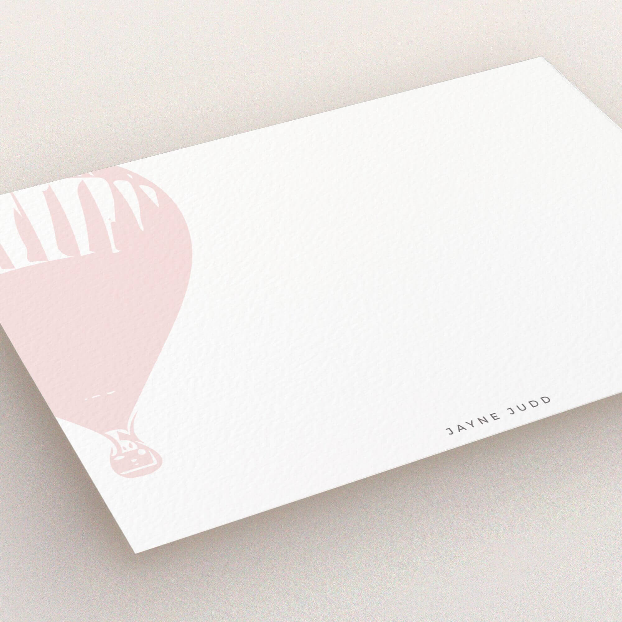 Drifting away in Personalised Stationery Note Cards - For Her