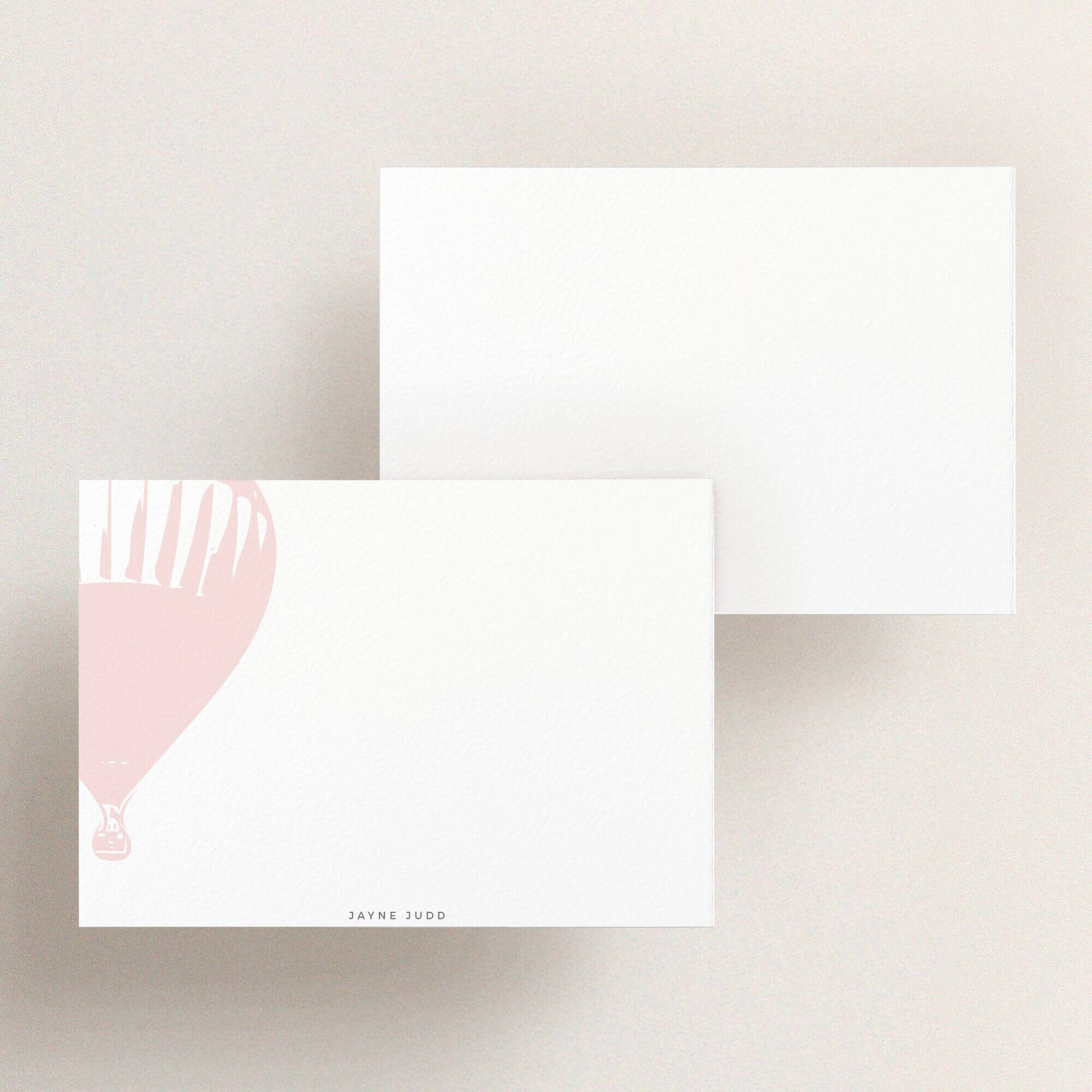 Drifting away in Personalised Stationery Note Cards - For Her