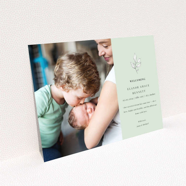 Little Blossom in Birth Announcement Cards