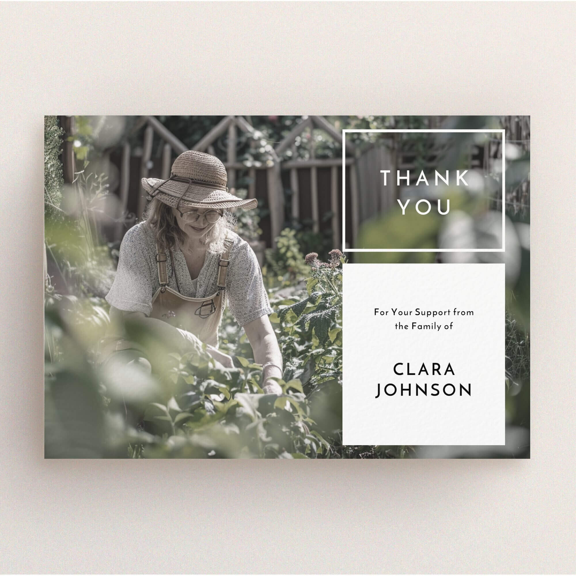 Lots of Thanks in Funeral Thank you Cards