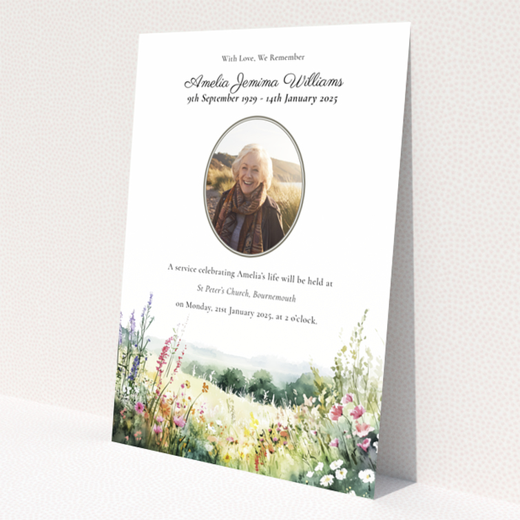 Meadow Remembrance in Funeral Announcements
