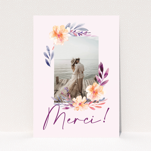 Merci Bouquet in Wedding Thank You Cards