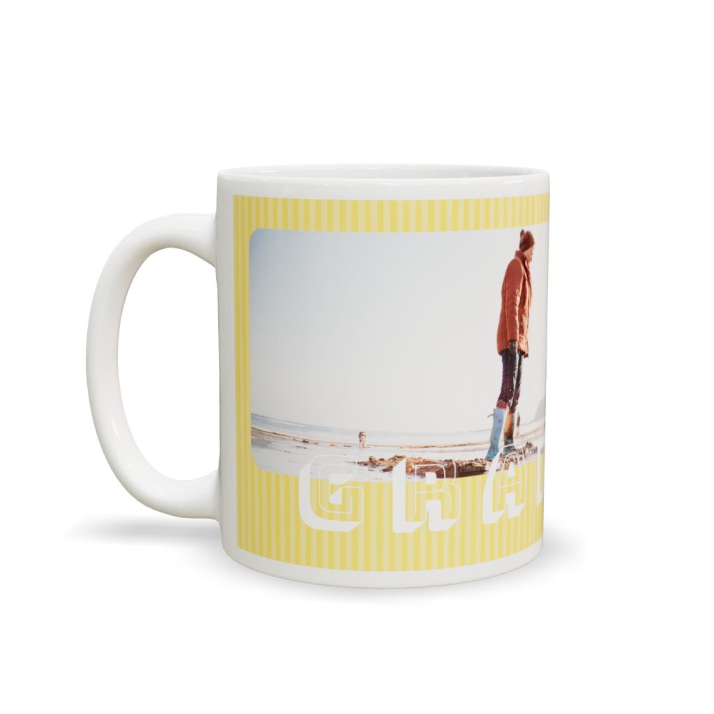Sunshine Stripes in Personalised Mugs