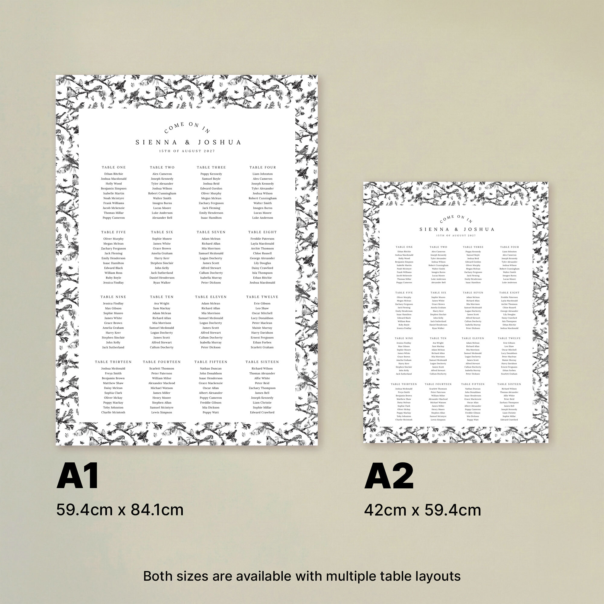 Nature’s Symphony in Wedding Table Plans