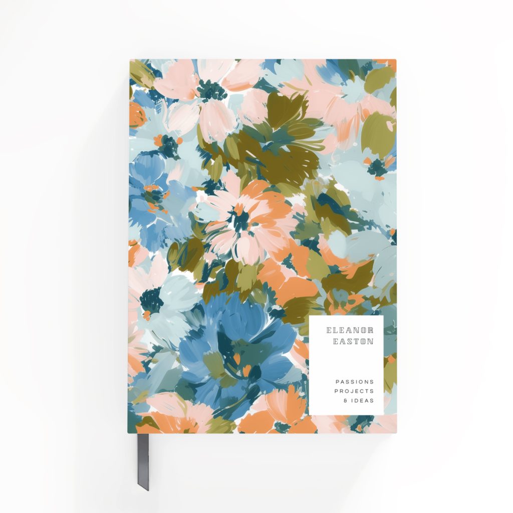 Floral Palette in Personalised Notebooks