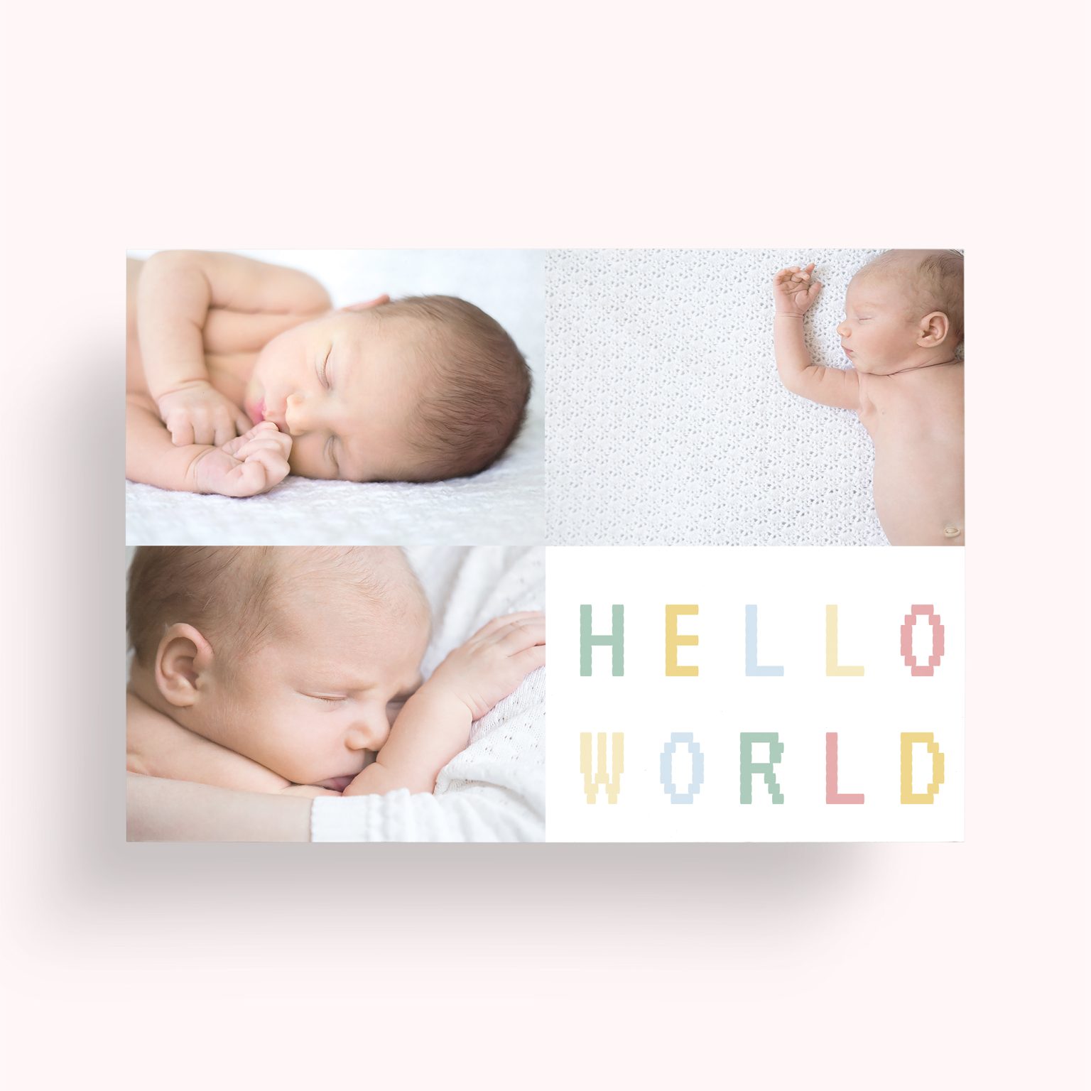 Hello World Corner in Photo Posters