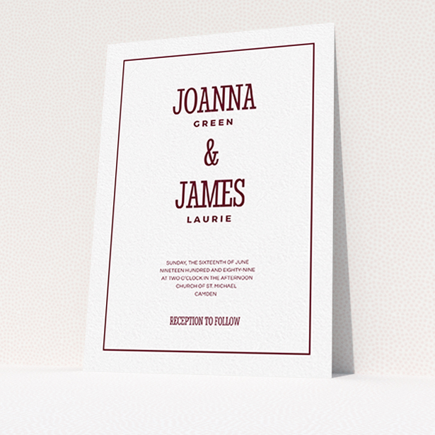 Fill the space in Personalised Wedding Invitation Cards
