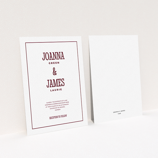 Fill the space in Personalised Wedding Invitation Cards