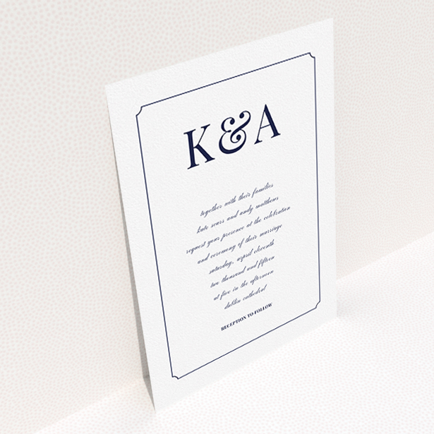 Initials here in Personalised Wedding Invitation Cards