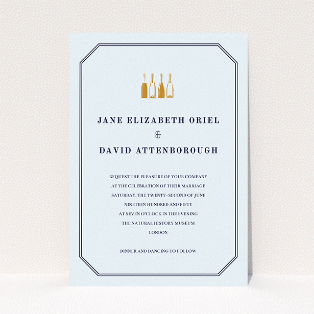 See you at the reception in Personalised Wedding Invitation Cards