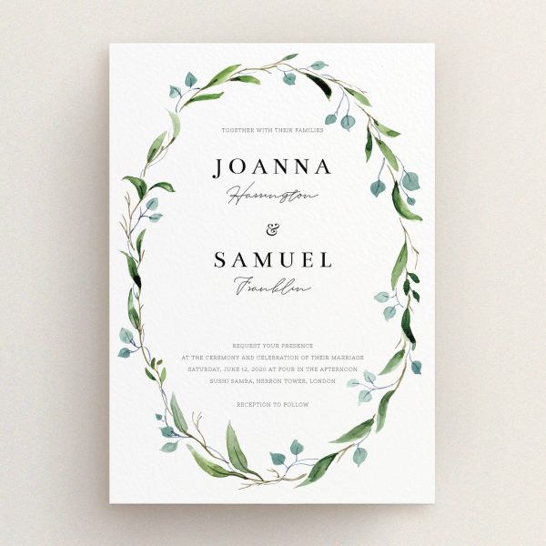 Wedding Invitations – Customise & Print | Utterly Printable