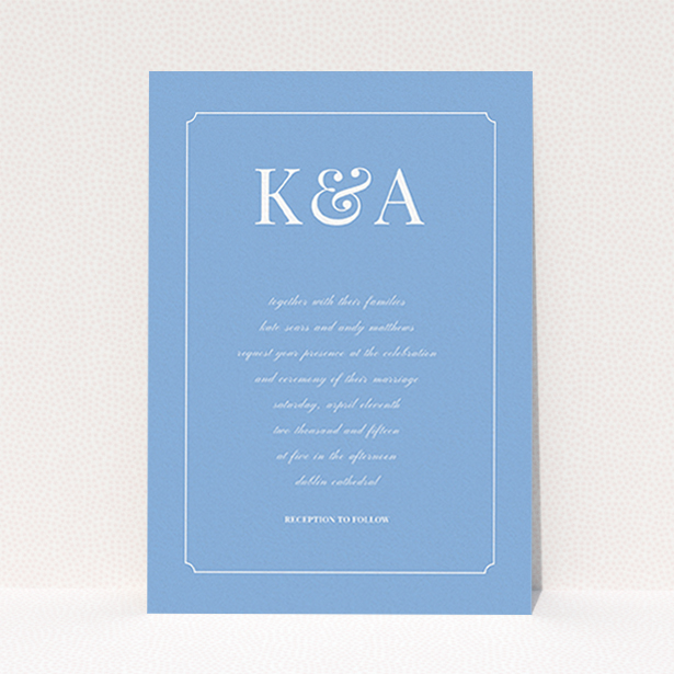 Initials here in Personalised Wedding Invitation Cards