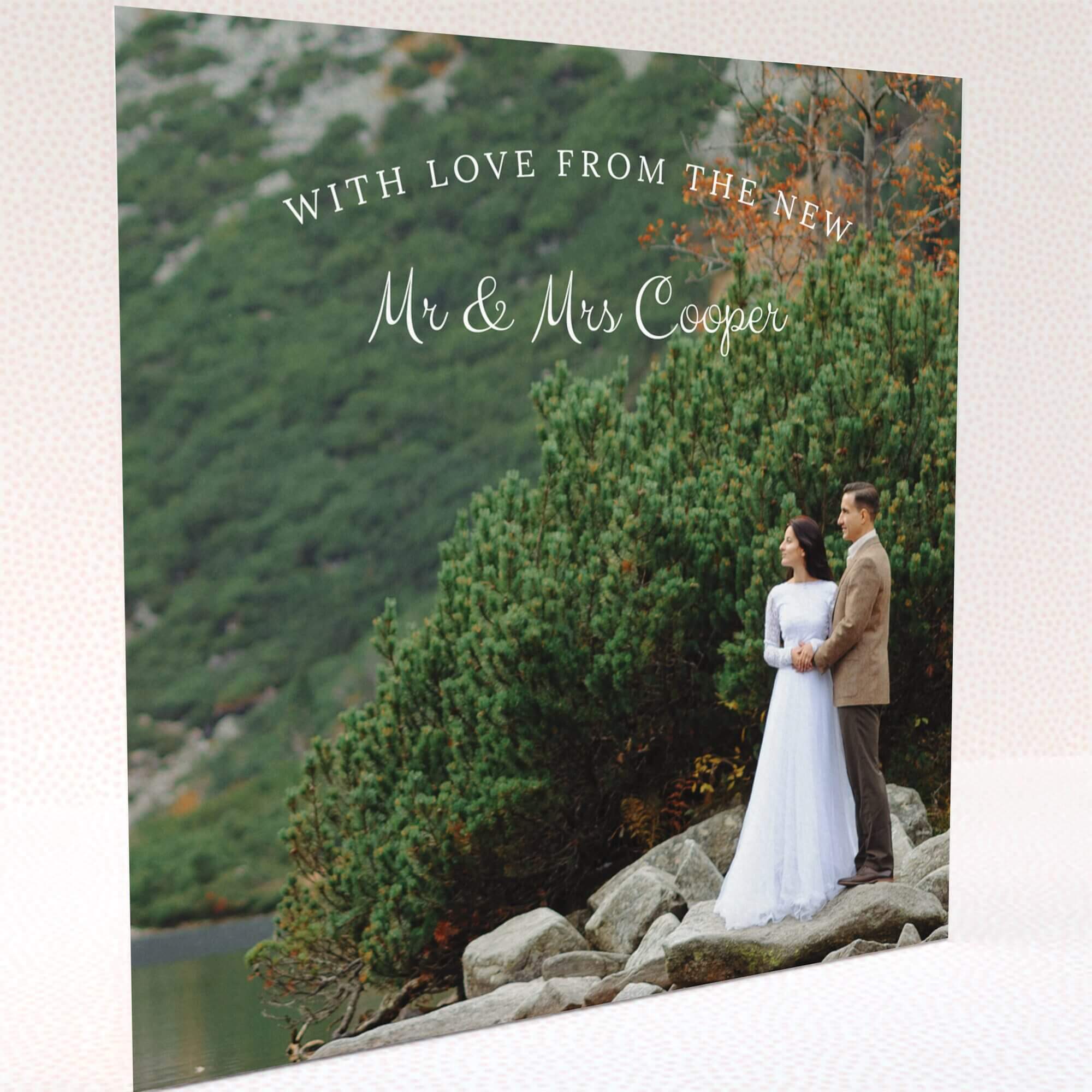 Intro-Thanks-Photo in Wedding Thank You Cards