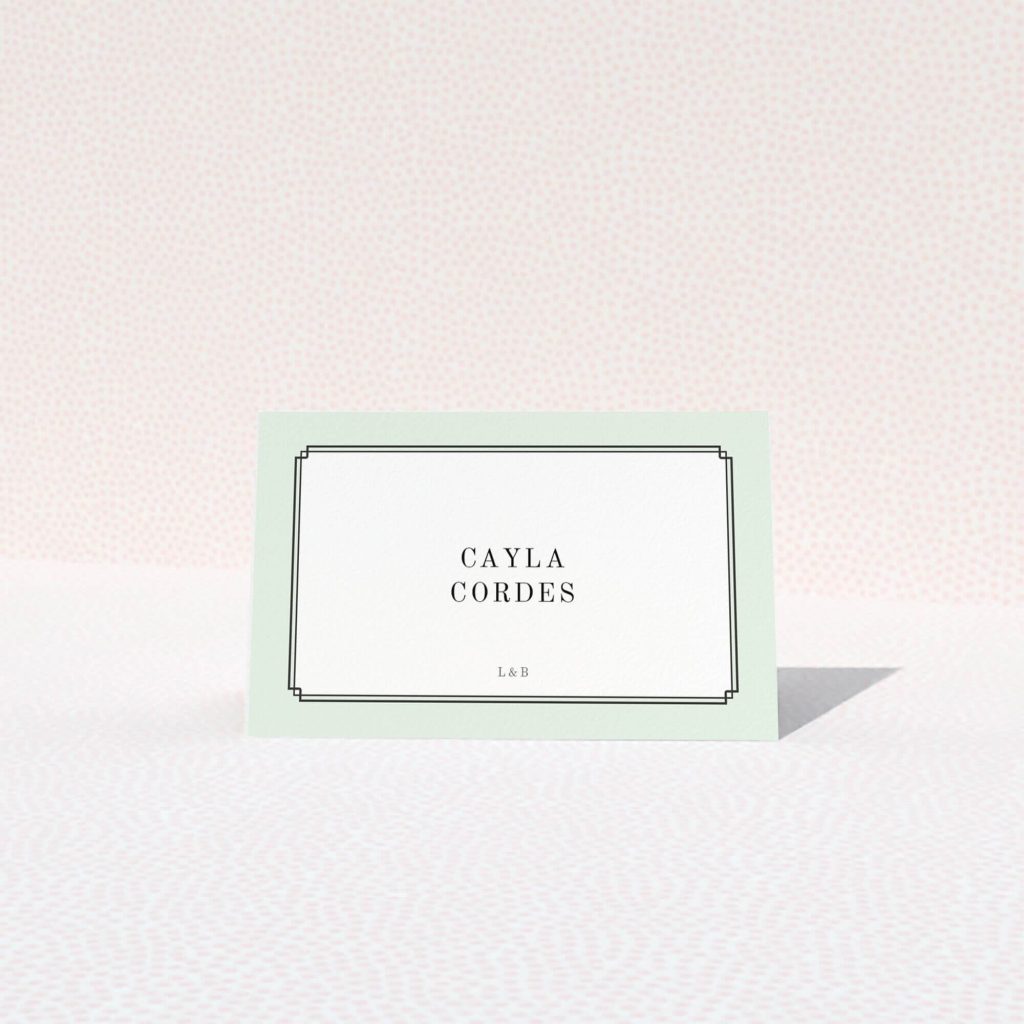 Personalised Mint Green Place Cards - Elegant Event Solutions by ...
