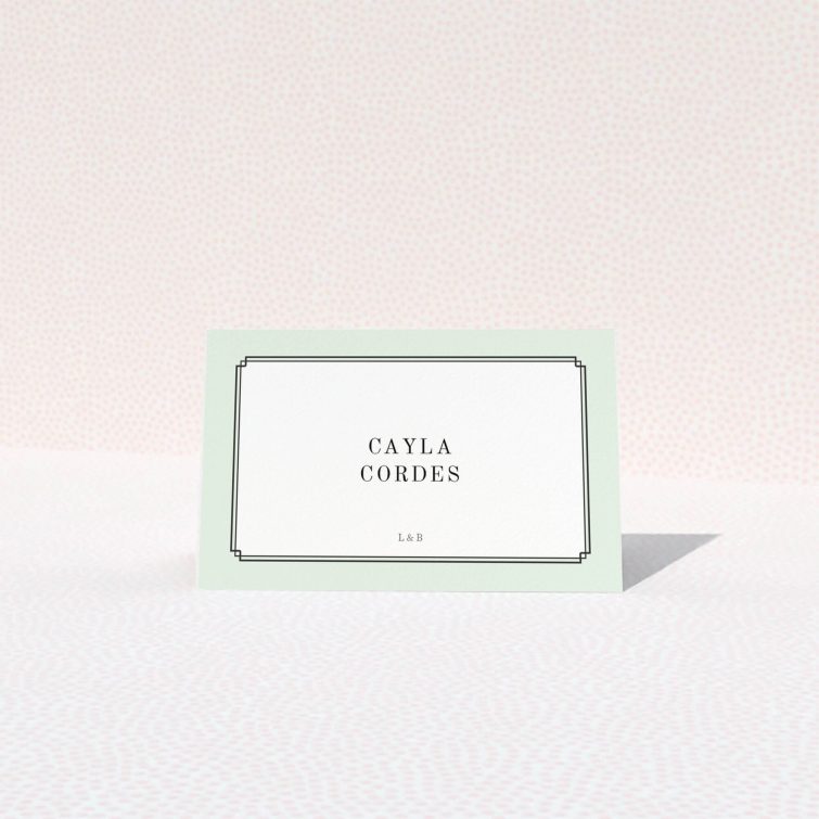 Personalised Mint Green Place Cards - Elegant Event Solutions by ...