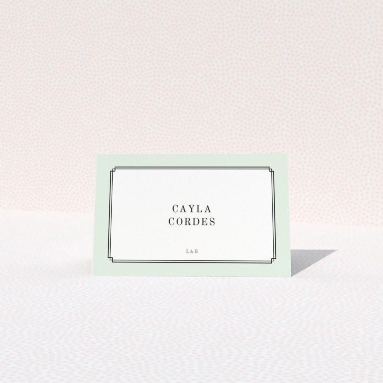 Personalised Mint Green Place Cards - Elegant Event Solutions by ...