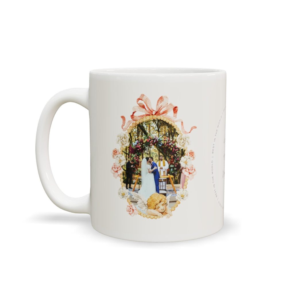 Romantic Blooms in Personalised Mugs