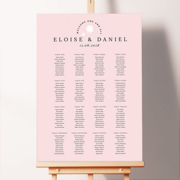 Wedding Table Plans - Utterly Printable