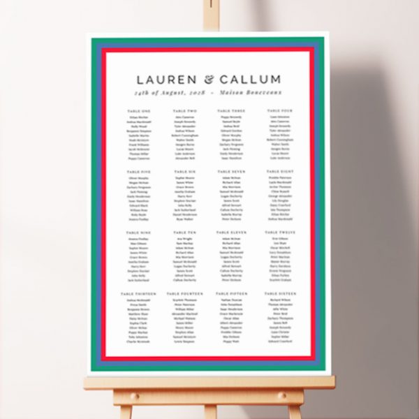 Wedding Table Plans - Utterly Printable