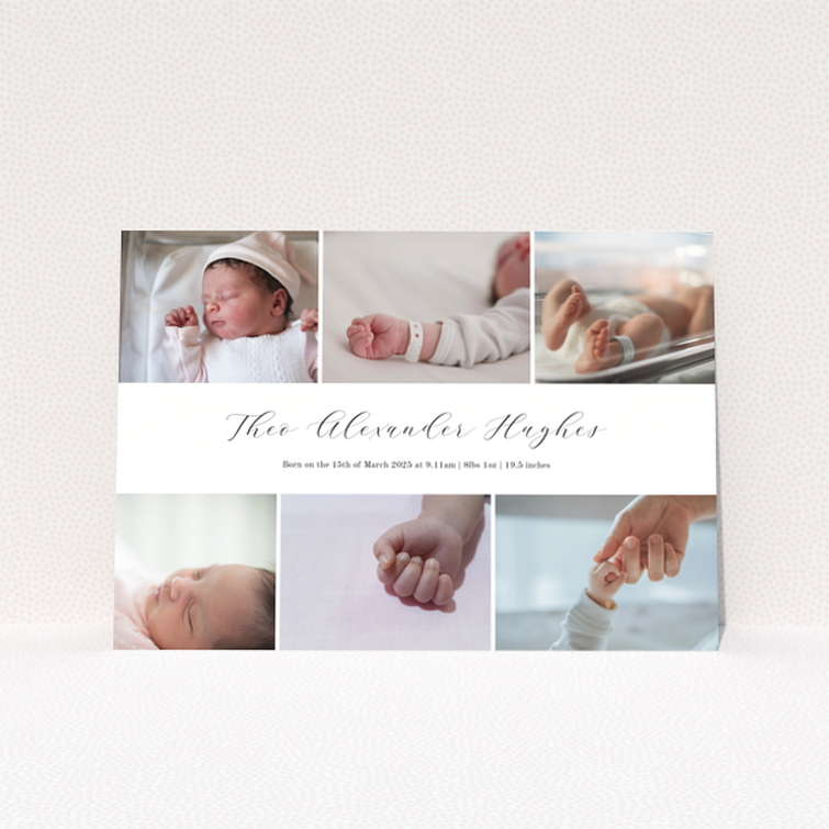 Tiny Toes in Birth Announcement Cards