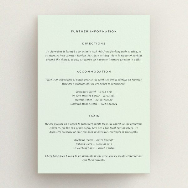 Bold Lilac Script in Wedding Order of Service