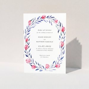 Order of Service for Weddings | Multiple Pages | Utterly Printable