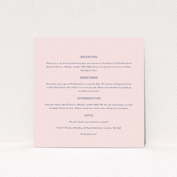Wedding Information Sheets & Inserts | Utterly Printable