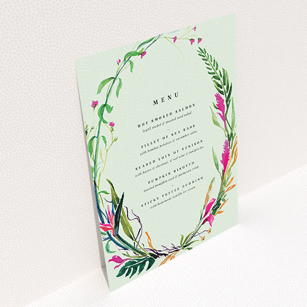 Jungle collection in Wedding Menu Cards