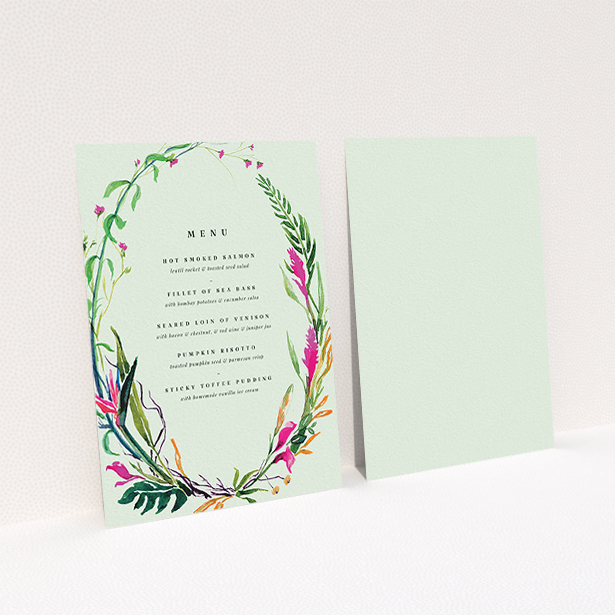 Jungle collection in Wedding Menu Cards