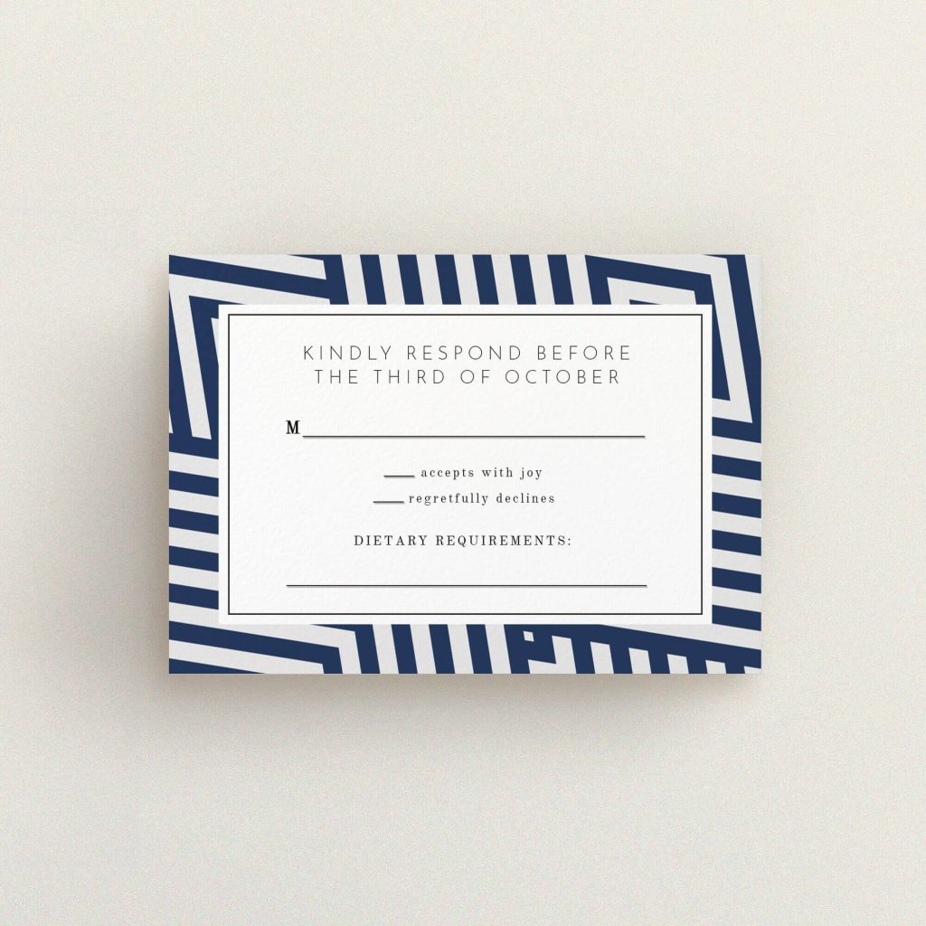 Diamond scratch in Wedding RSVP Cards