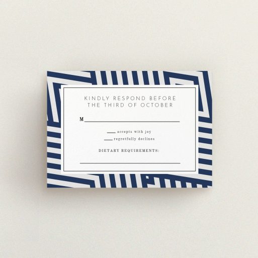 Diamond scratch in Wedding RSVP Cards