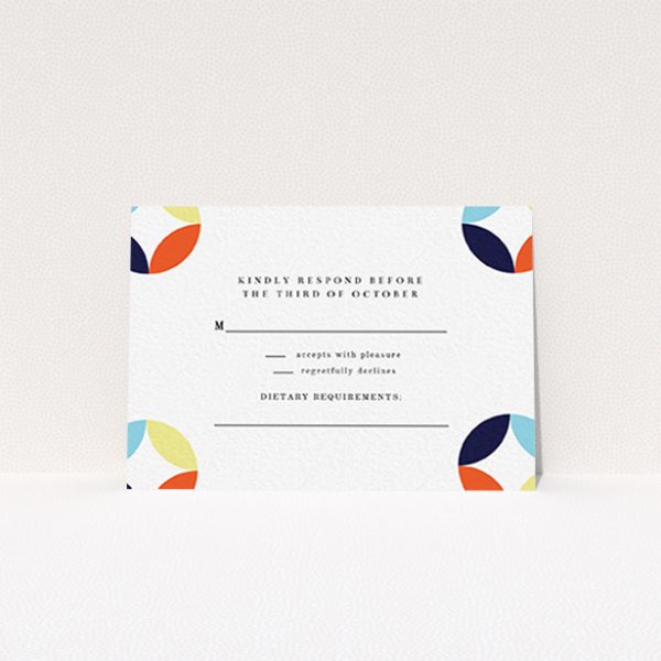 Round and Round in Personalised Wedding Invitation Cards