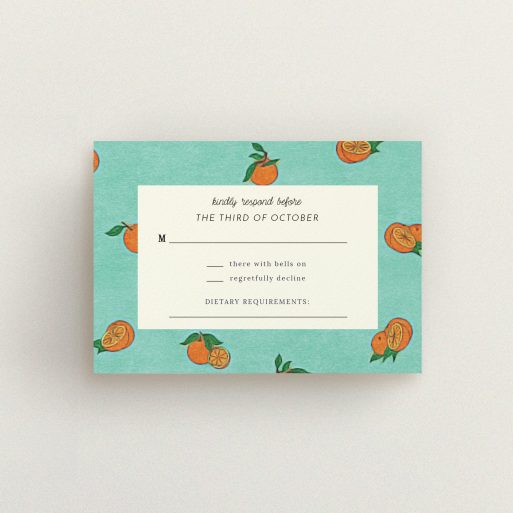 Seville in Wedding RSVP Cards