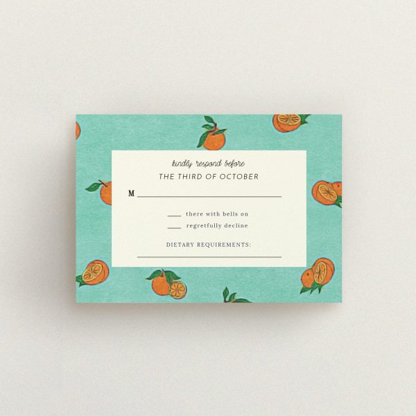 Seville in Wedding RSVP Cards